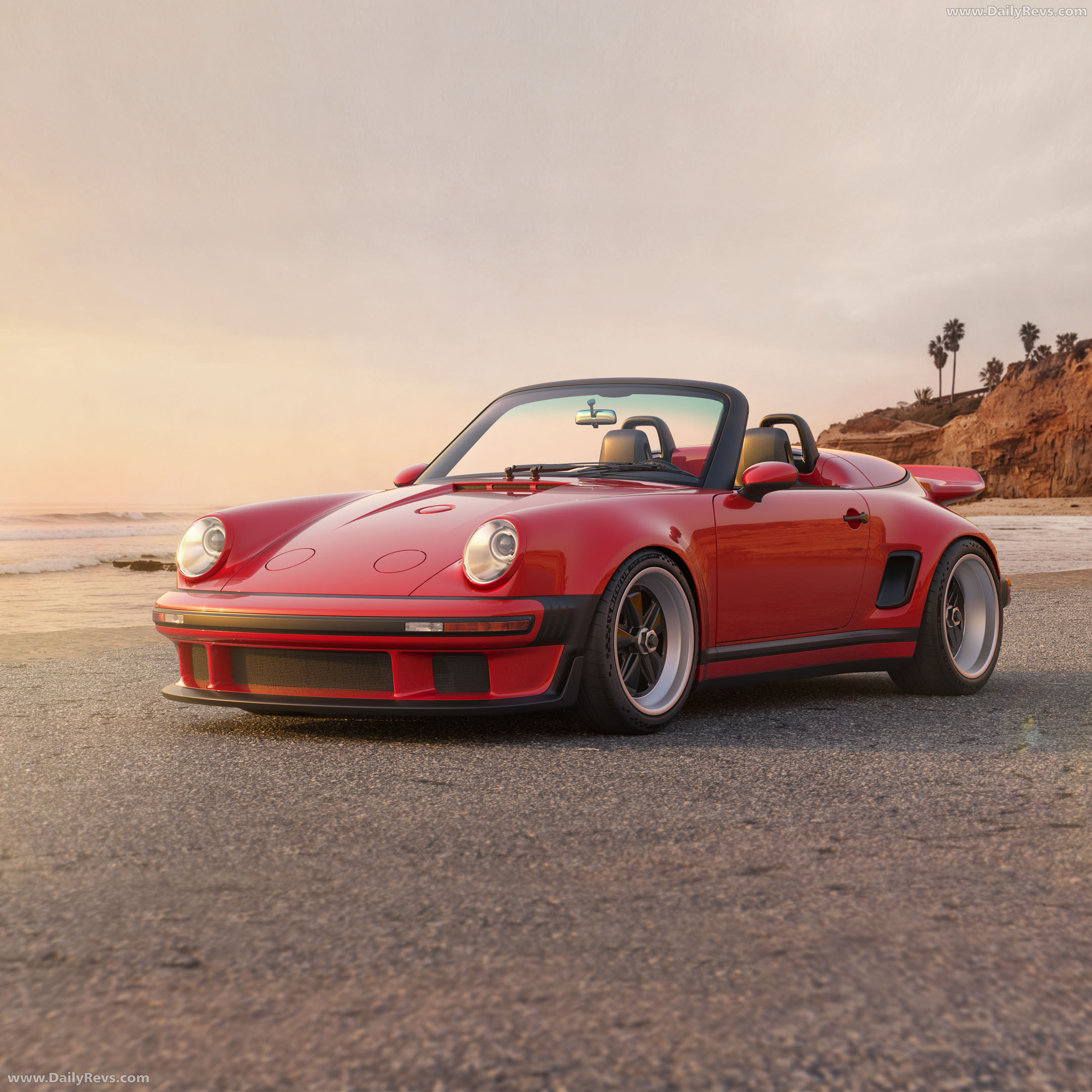 Porsche 911 Carrera Cabriolet Reimagined by Singer - DailyRevs