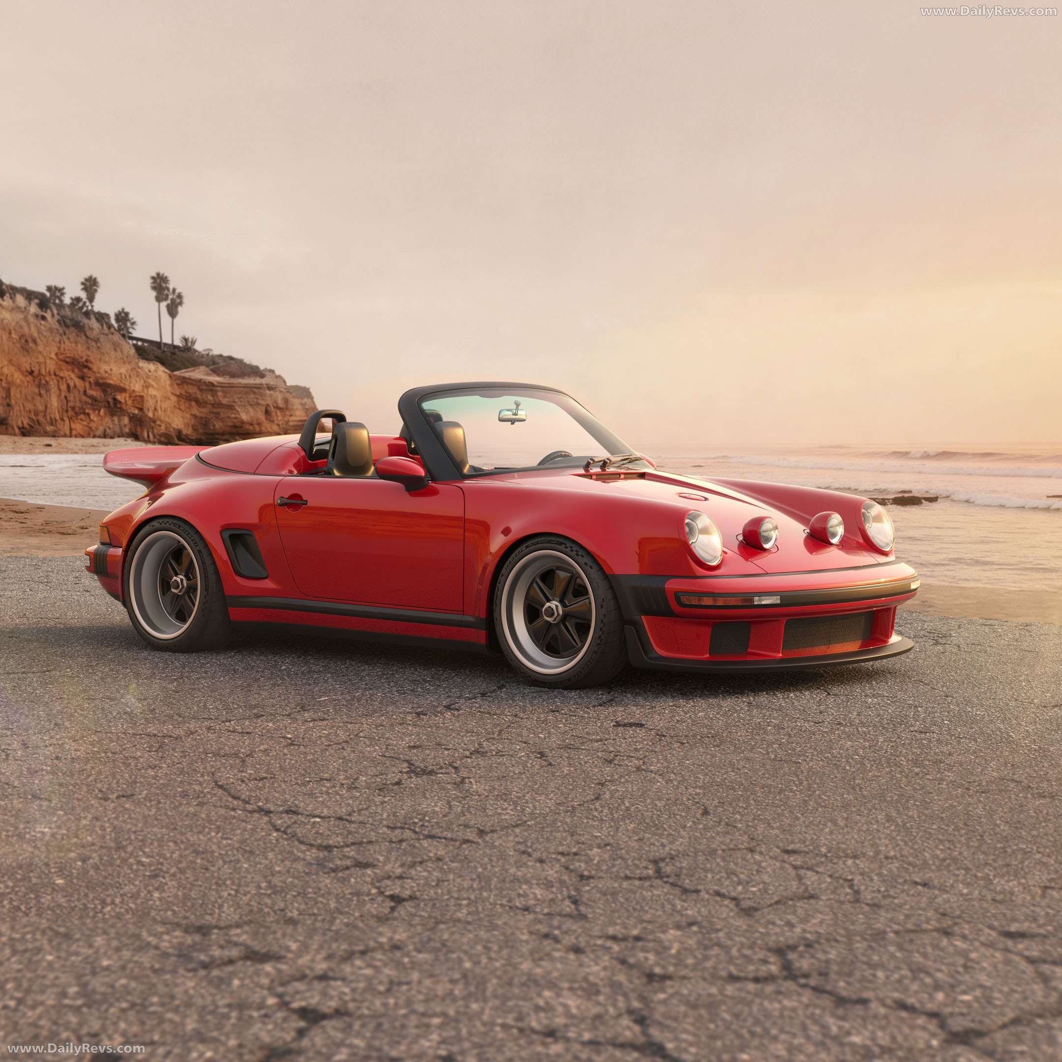 Porsche 911 Carrera Cabriolet Reimagined by Singer - DailyRevs