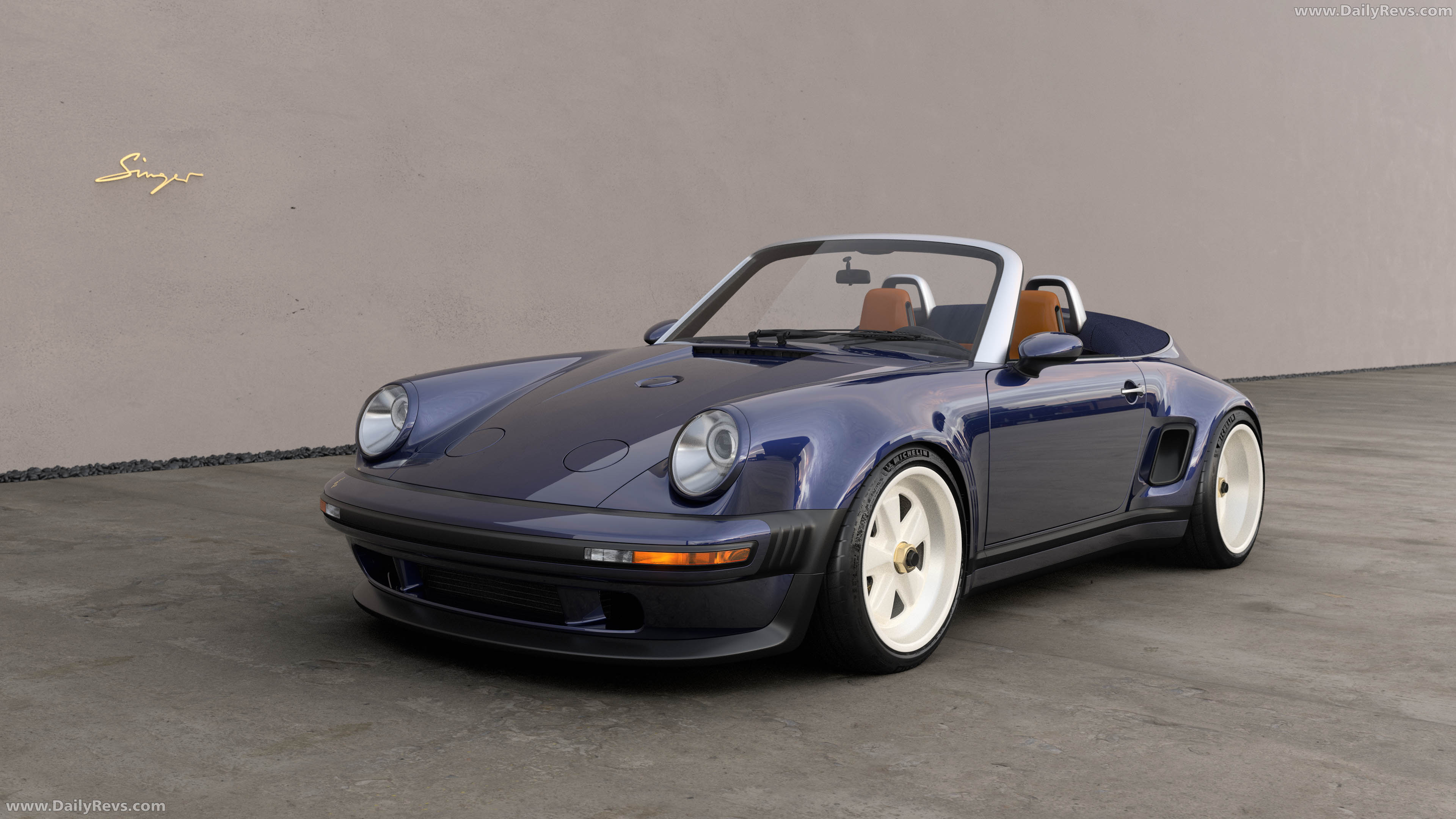 Porsche 911 Carrera Cabriolet Reimagined by Singer - DailyRevs