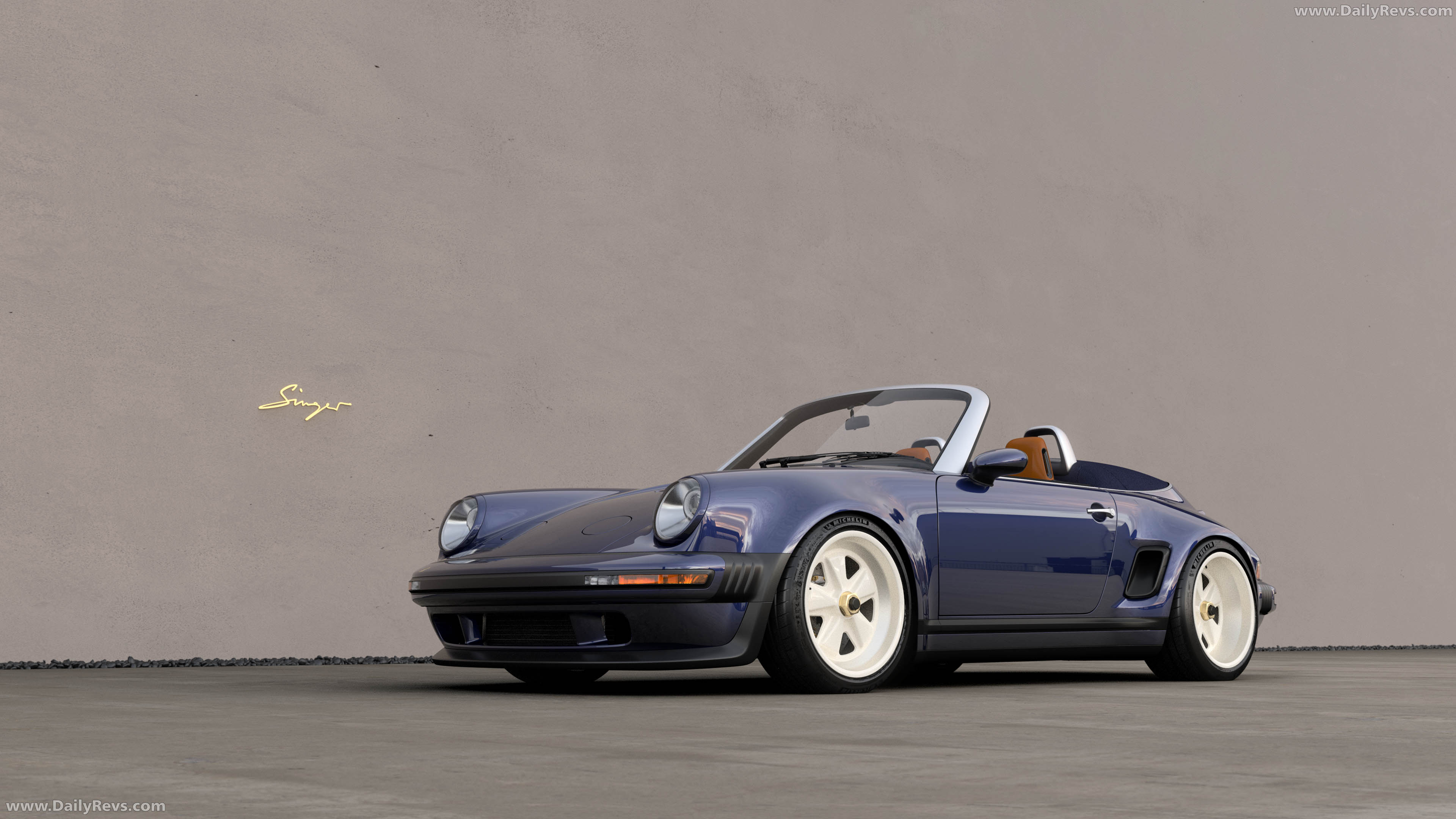 Porsche 911 Carrera Cabriolet Reimagined by Singer - DailyRevs