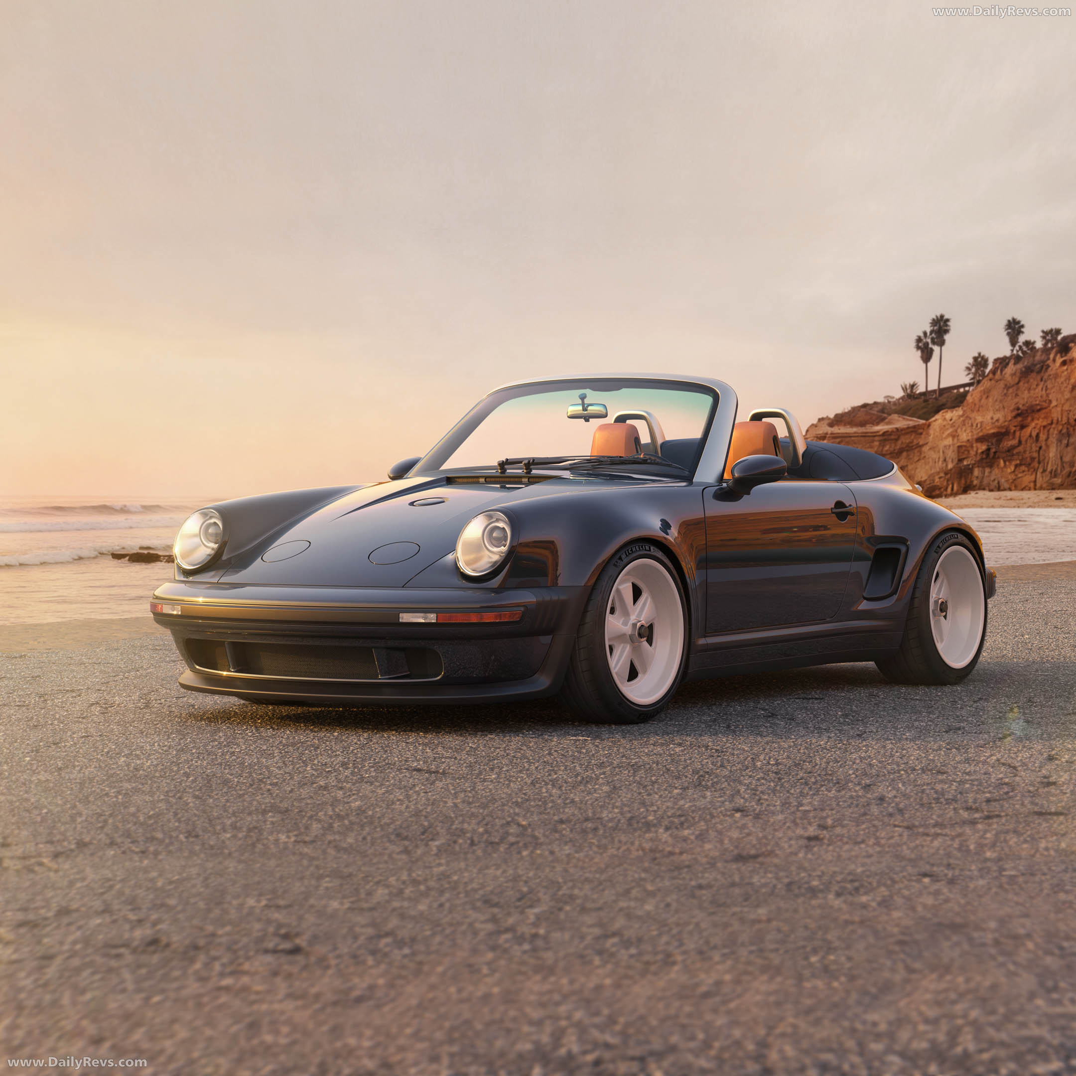 Porsche 911 Carrera Cabriolet Reimagined by Singer - DailyRevs