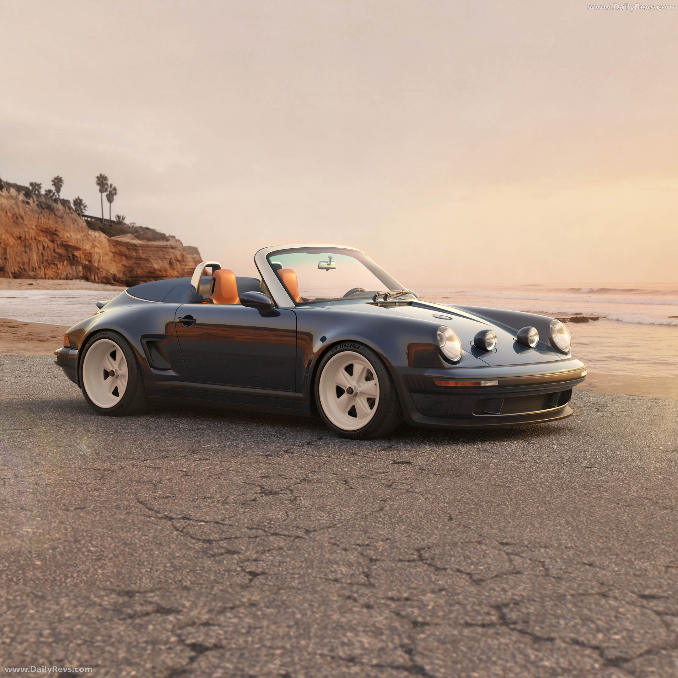 Porsche 911 Carrera Cabriolet Reimagined by Singer - DailyRevs