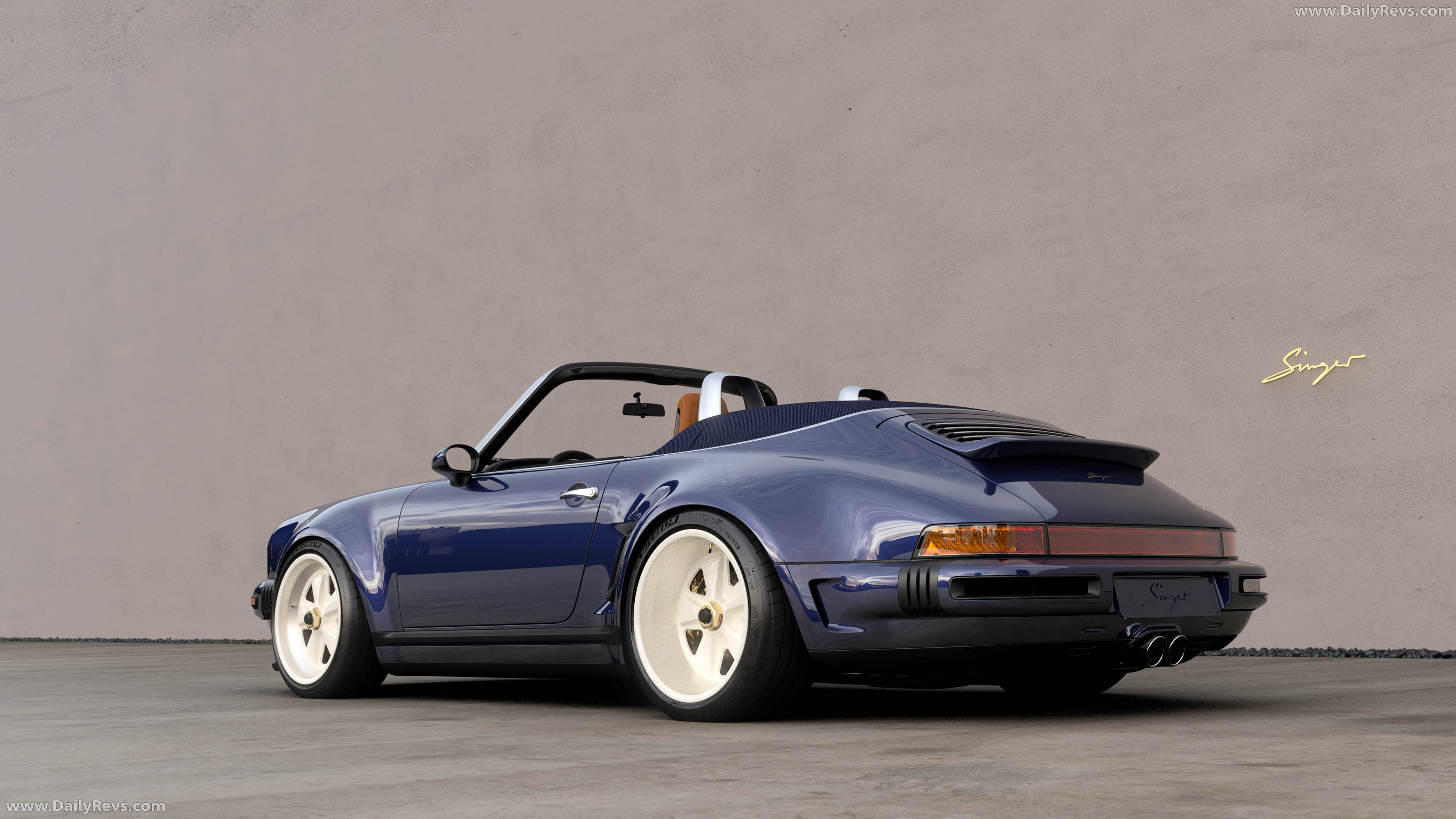 Porsche 911 Carrera Cabriolet Reimagined by Singer - DailyRevs