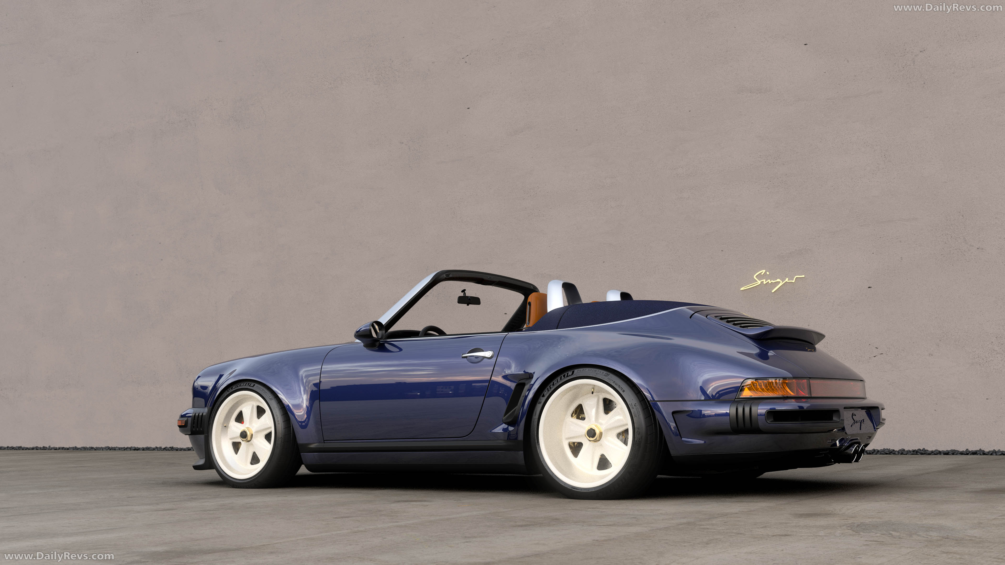 Porsche 911 Carrera Cabriolet Reimagined by Singer - DailyRevs