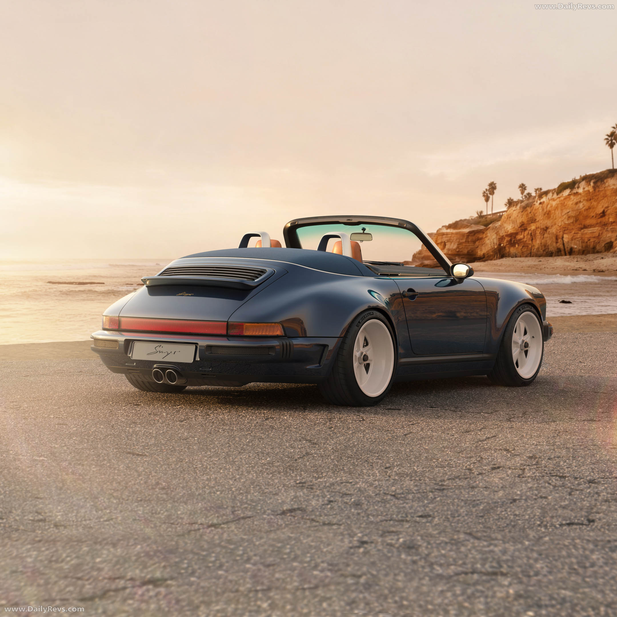 Porsche 911 Carrera Cabriolet Reimagined by Singer - DailyRevs