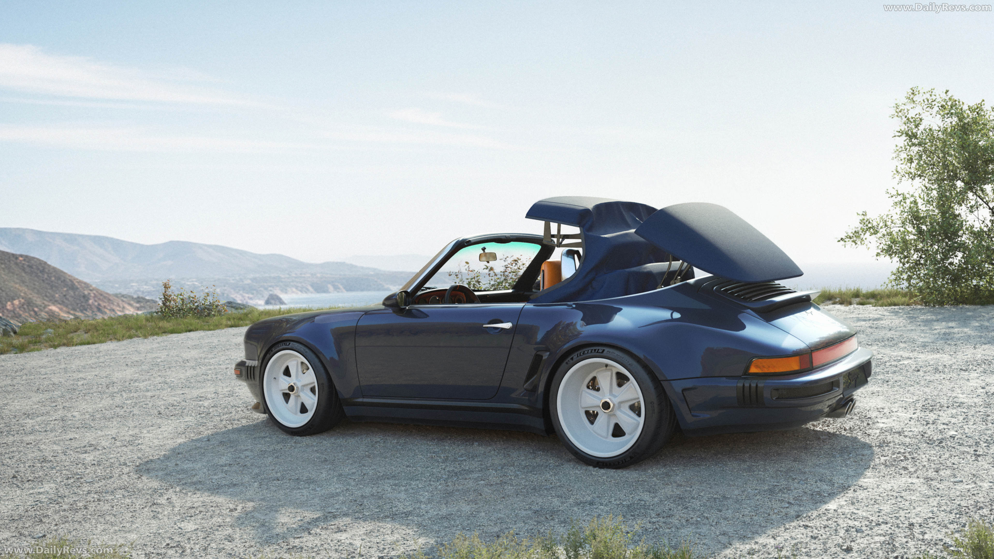 Porsche 911 Carrera Cabriolet Reimagined by Singer - DailyRevs