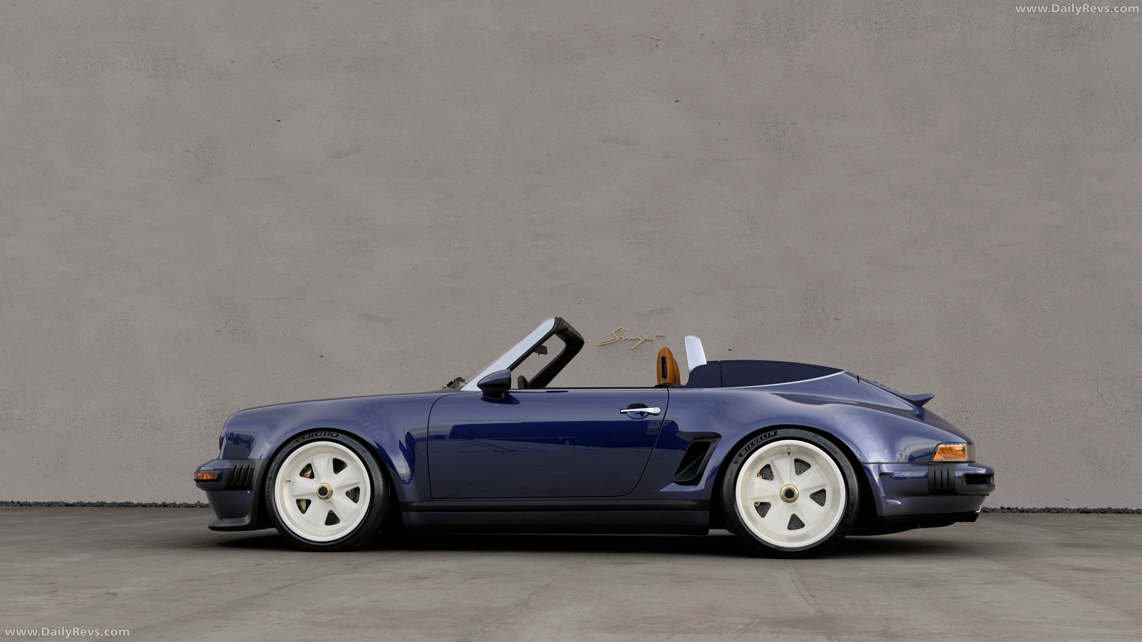 Porsche 911 Carrera Cabriolet Reimagined by Singer - DailyRevs