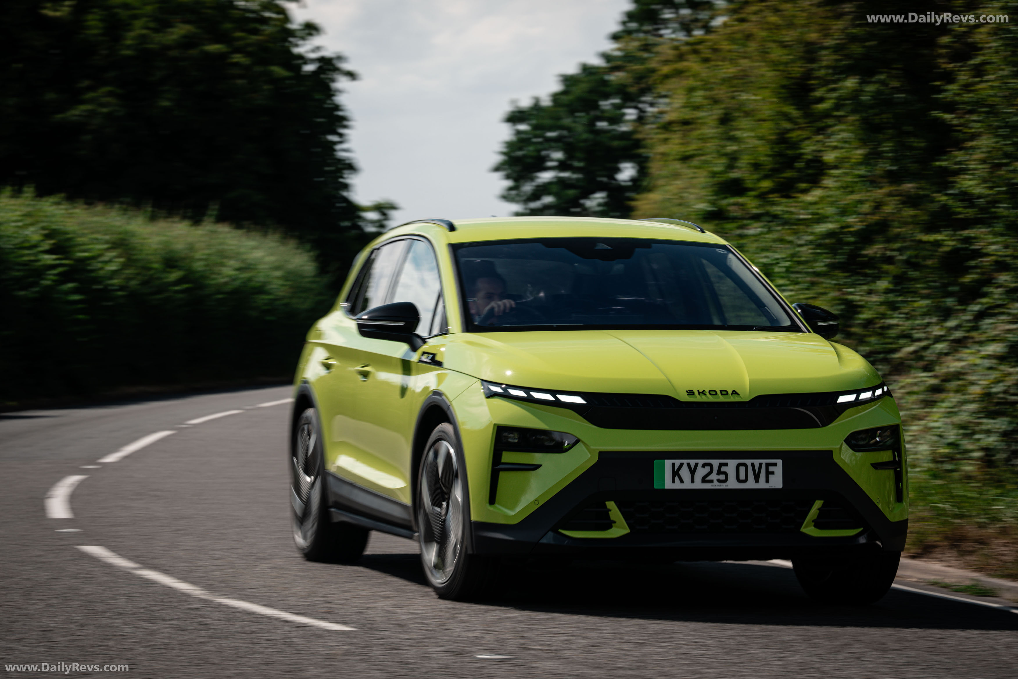 2026 Skoda Elroq RS Hyper Green - An Electric Sporty Compact SUV ...