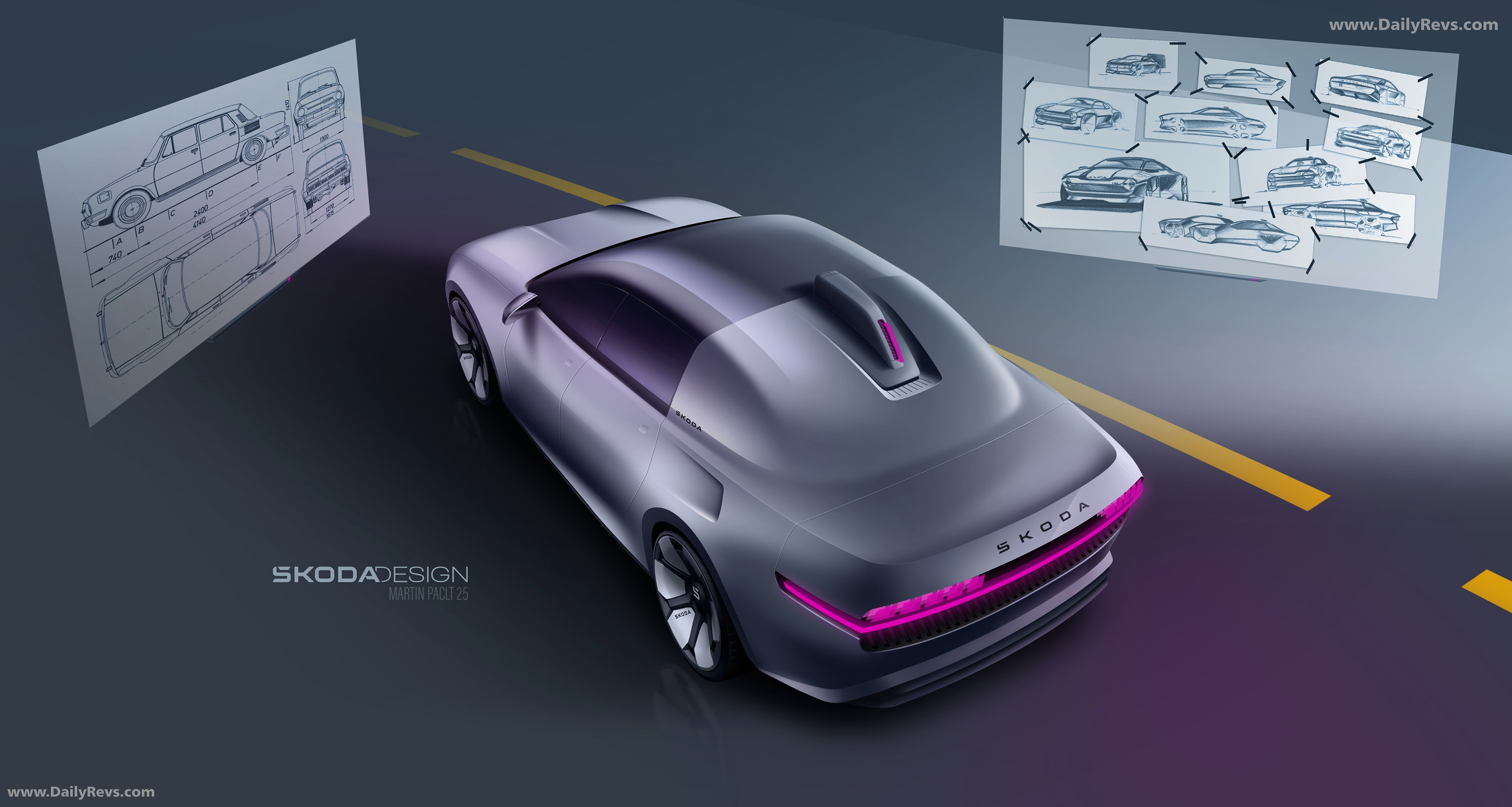 2025 Škoda 100 Concept: Classic Model Reimagined as a Contemporary ...