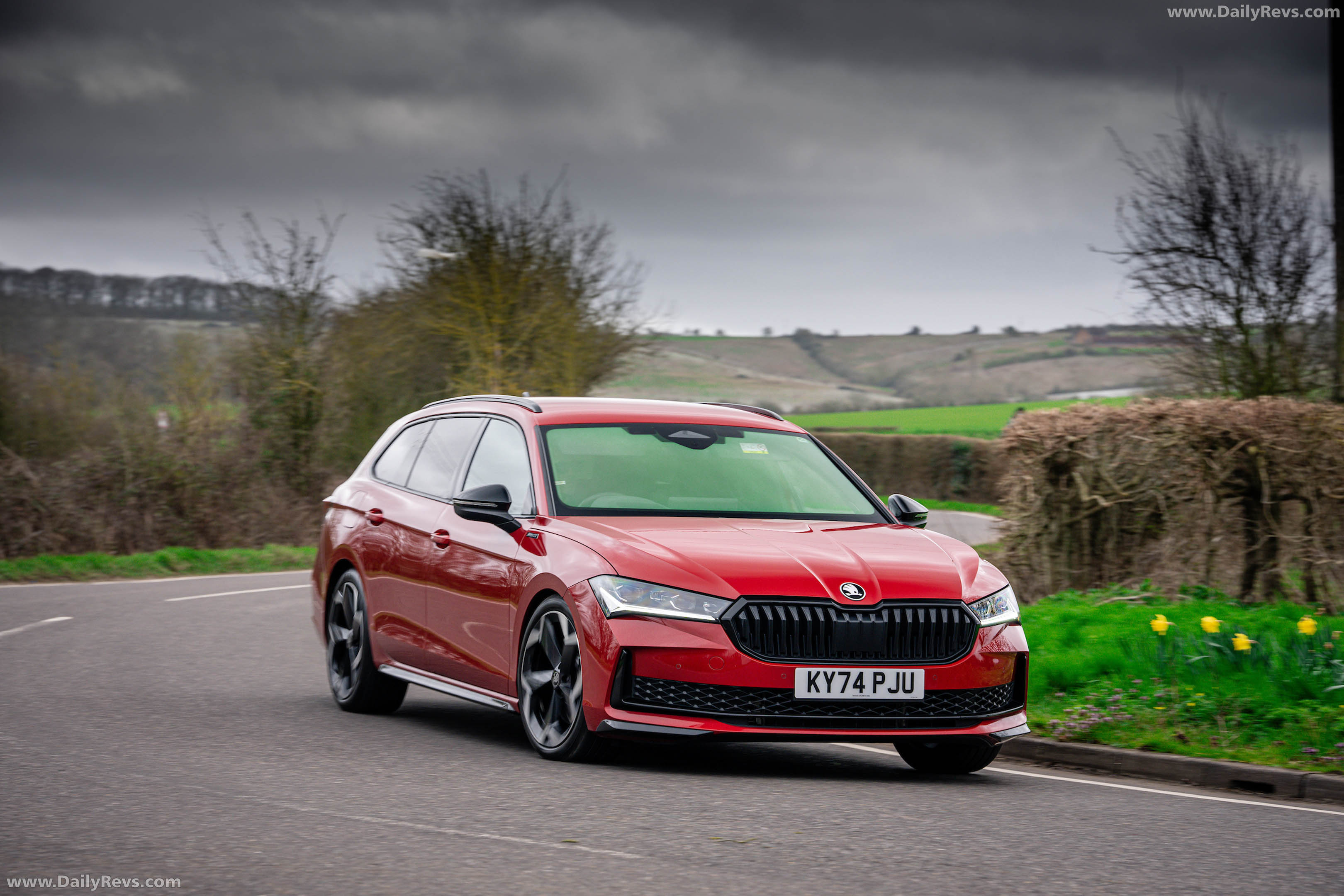 Skoda Superb Combi Sportline - most dynamic model in the Superb lineup.
