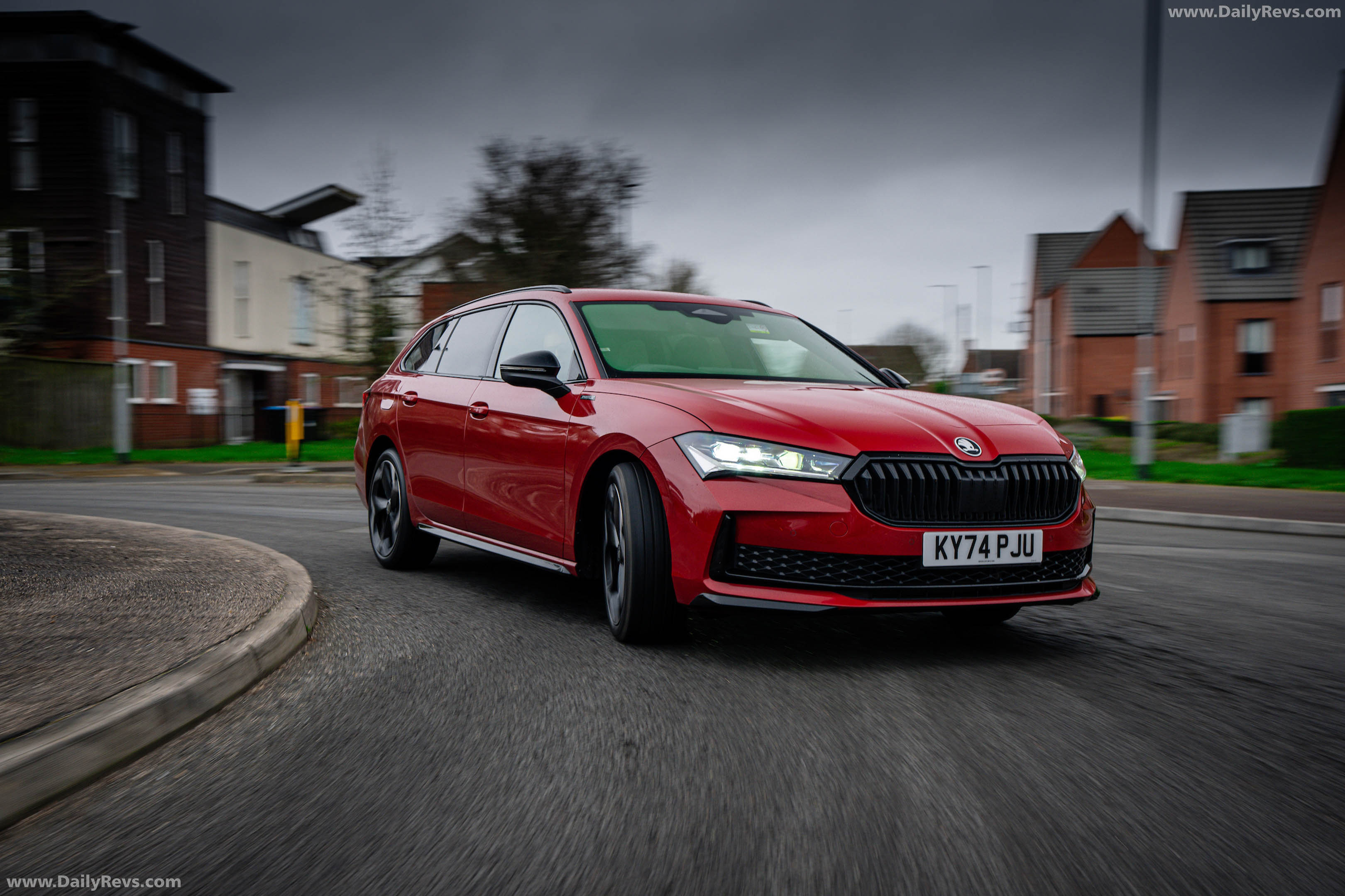 Skoda Superb Combi Sportline - most dynamic model in the Superb lineup.