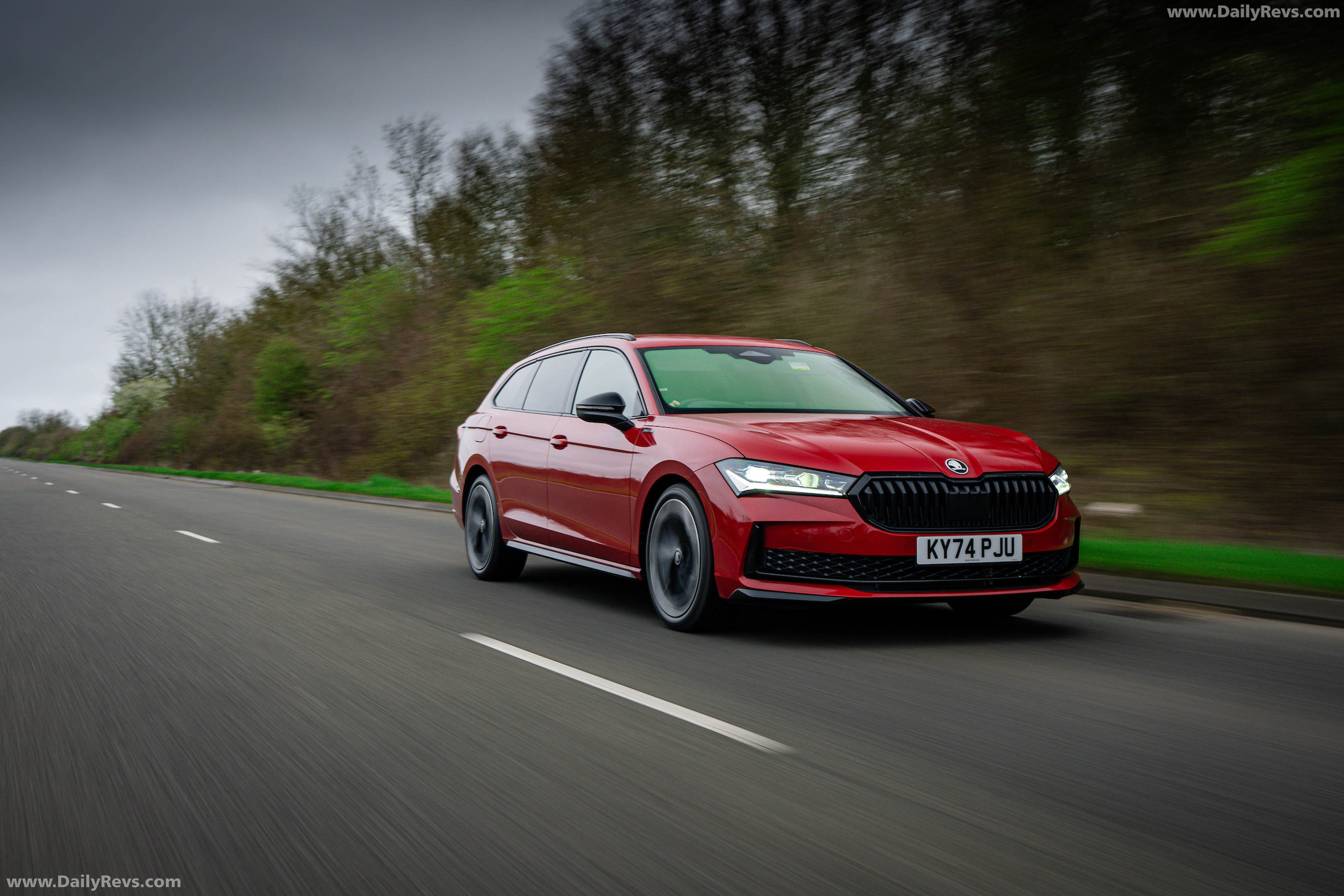 Skoda Superb Combi Sportline - most dynamic model in the Superb lineup.