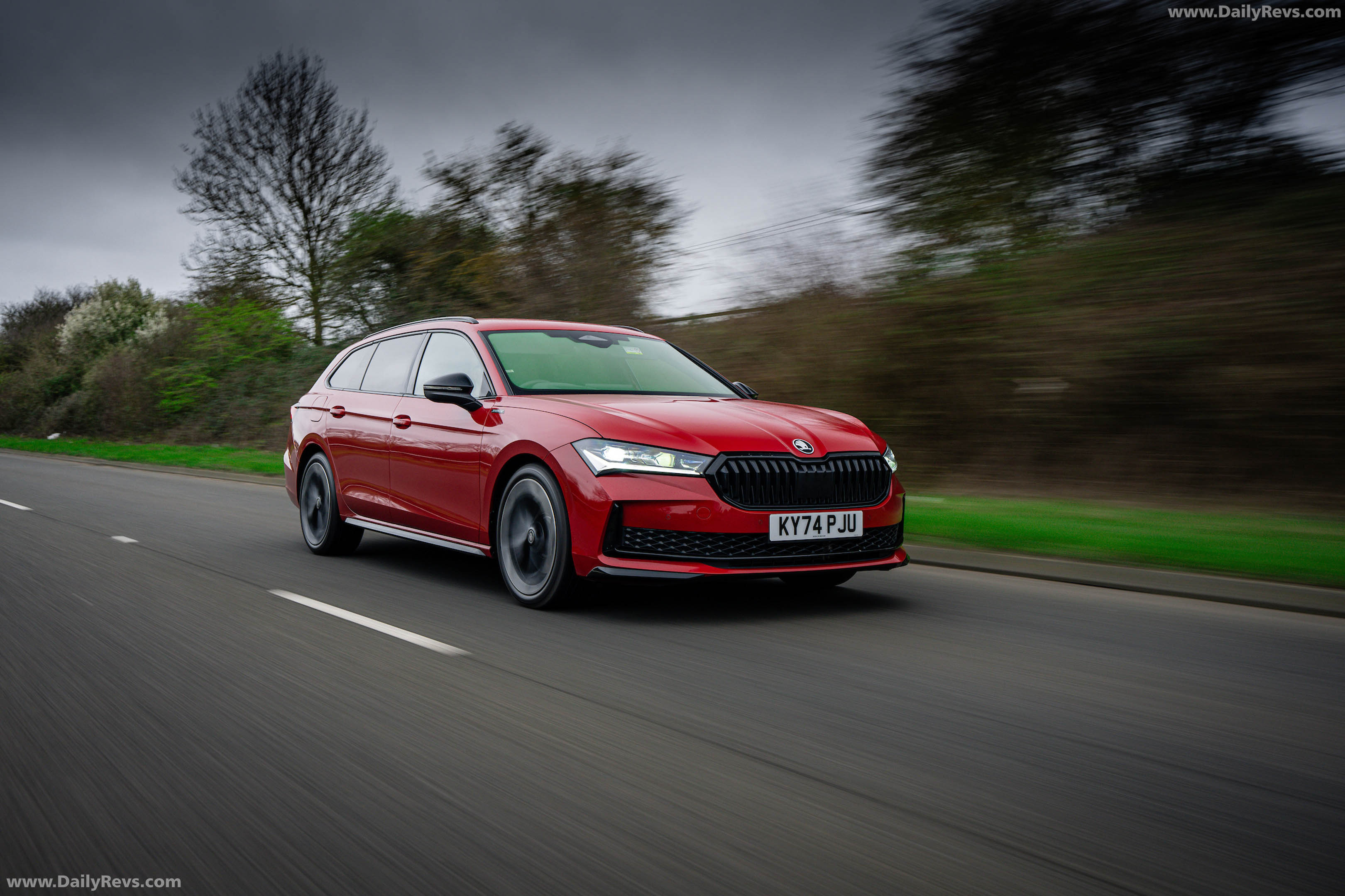 Skoda Superb Combi Sportline - most dynamic model in the Superb lineup.