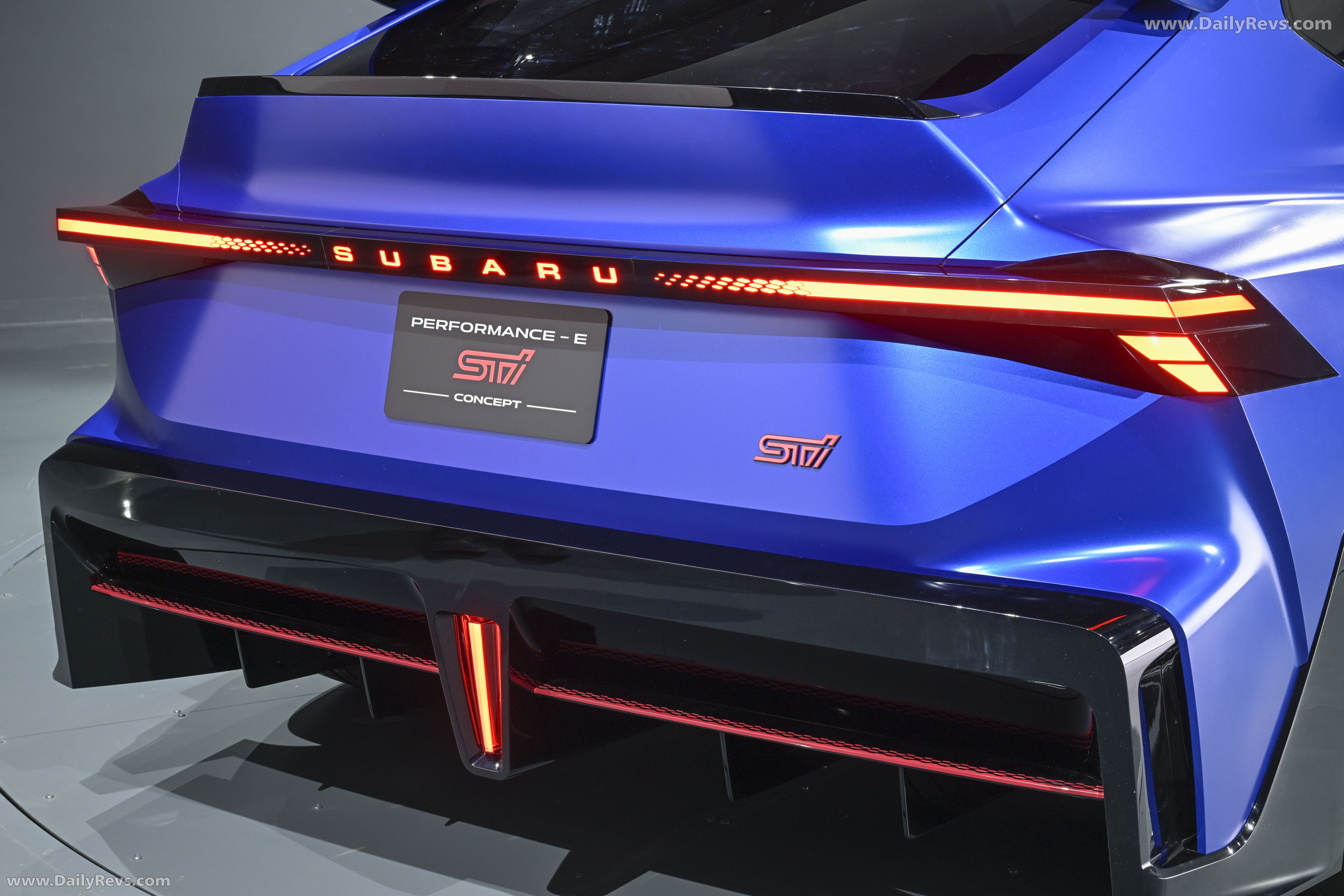 2025 Subaru Performance-E STI Concept - sharp EV design and STI ...