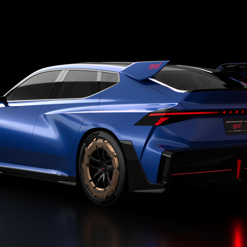 2025 Subaru Performance-E STI Concept - sharp EV design and STI ...
