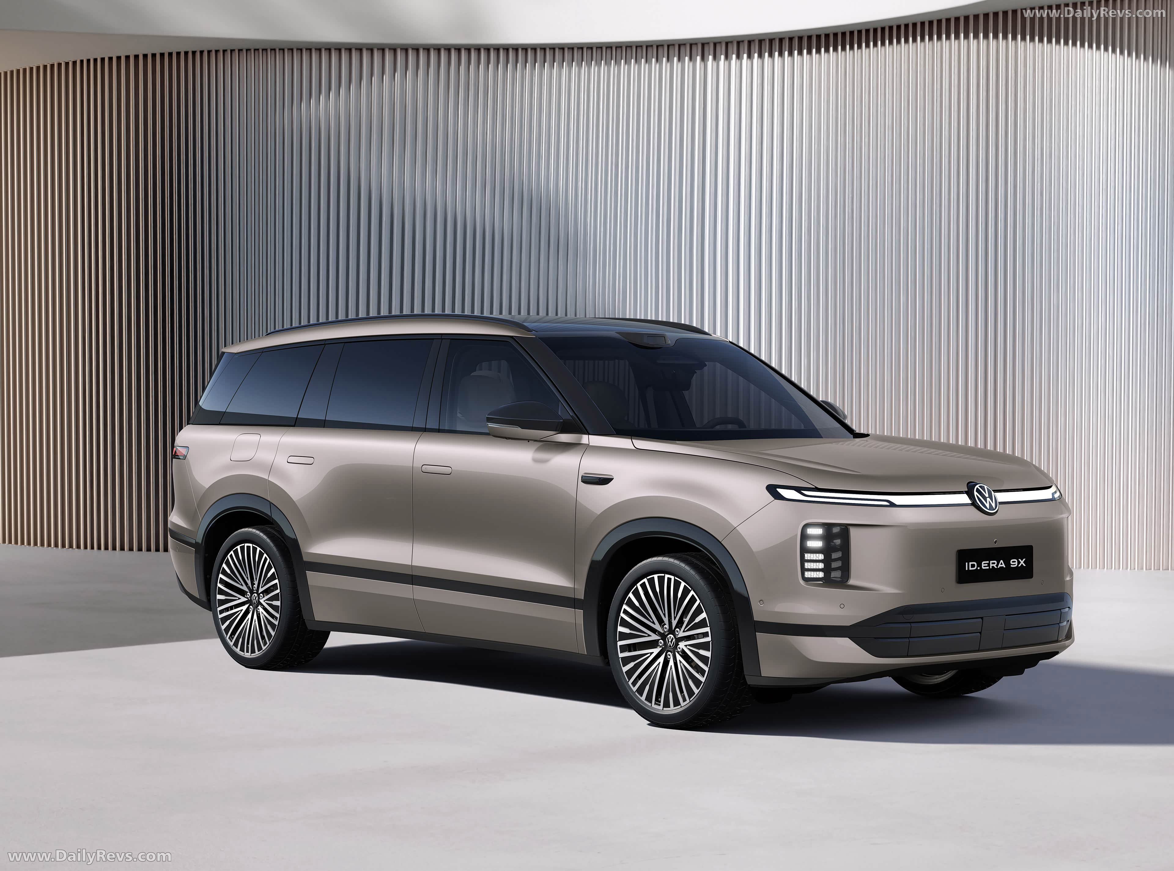Volkswagen ID ERA 9X emerges as a flagship six-seat extended-range SUV.