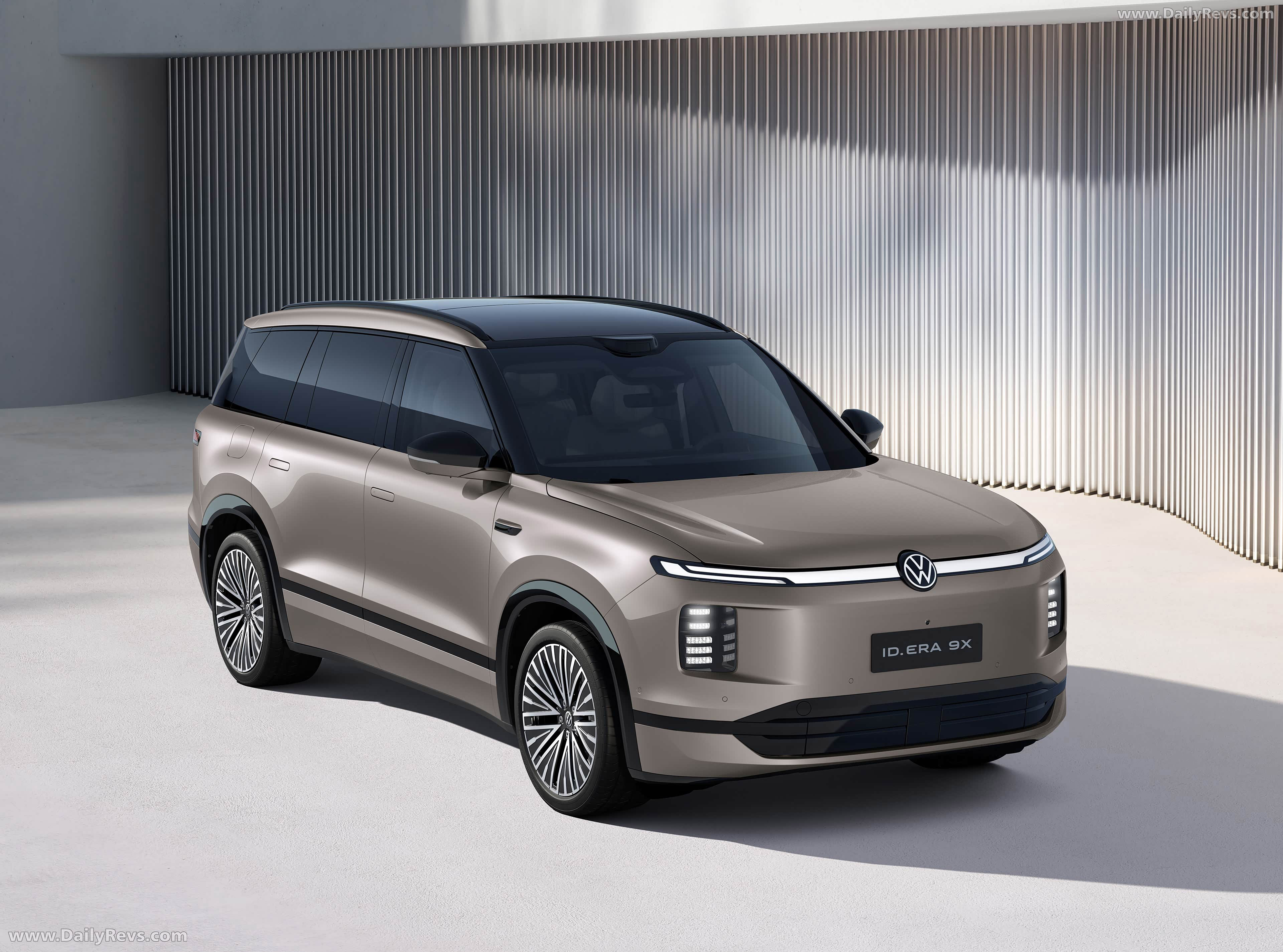 Volkswagen ID ERA 9X emerges as a flagship six-seat extended-range SUV.