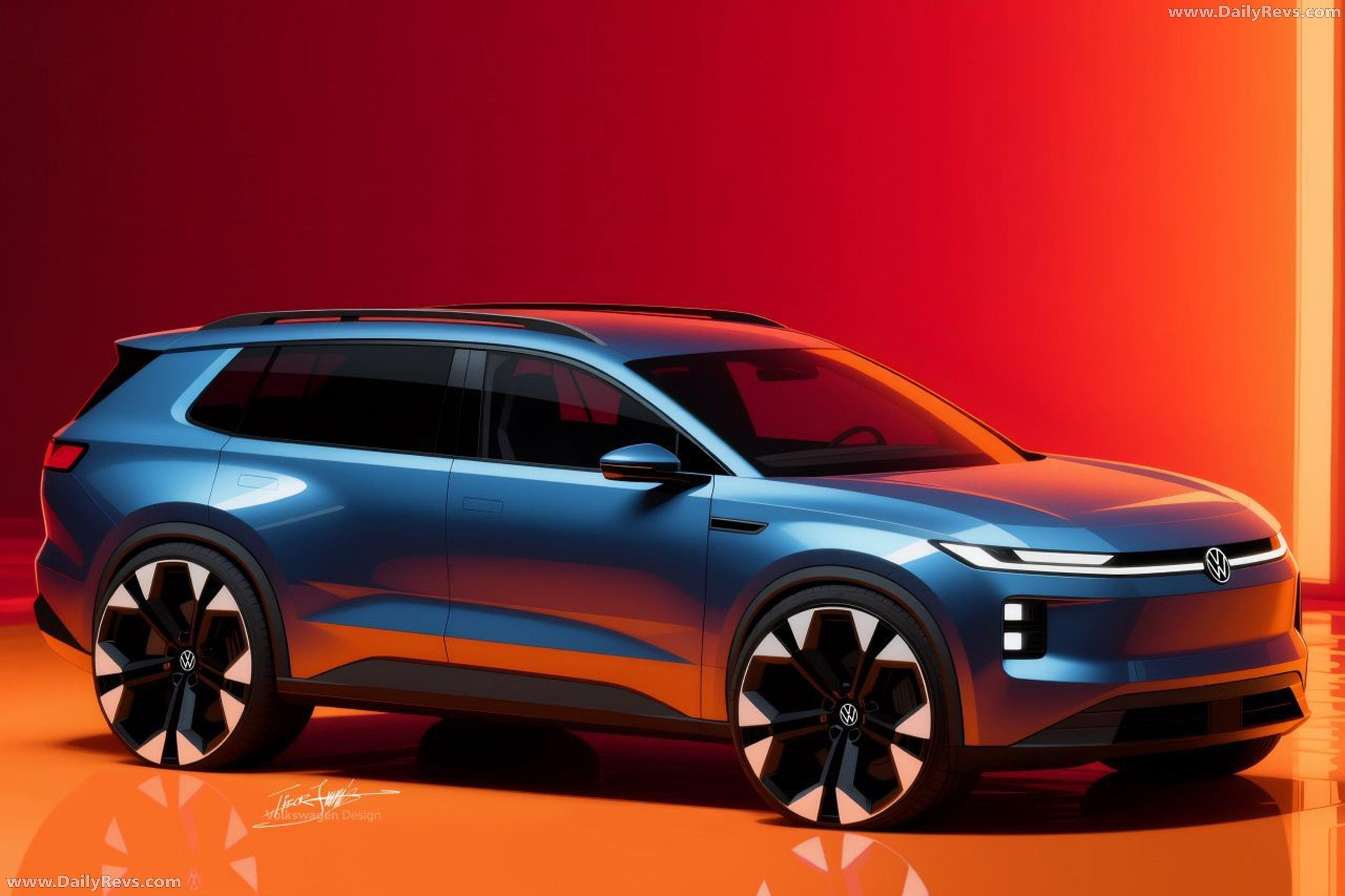 Volkswagen ID Aura T6 - A pure electric mid-size SUV built on the CEA ...