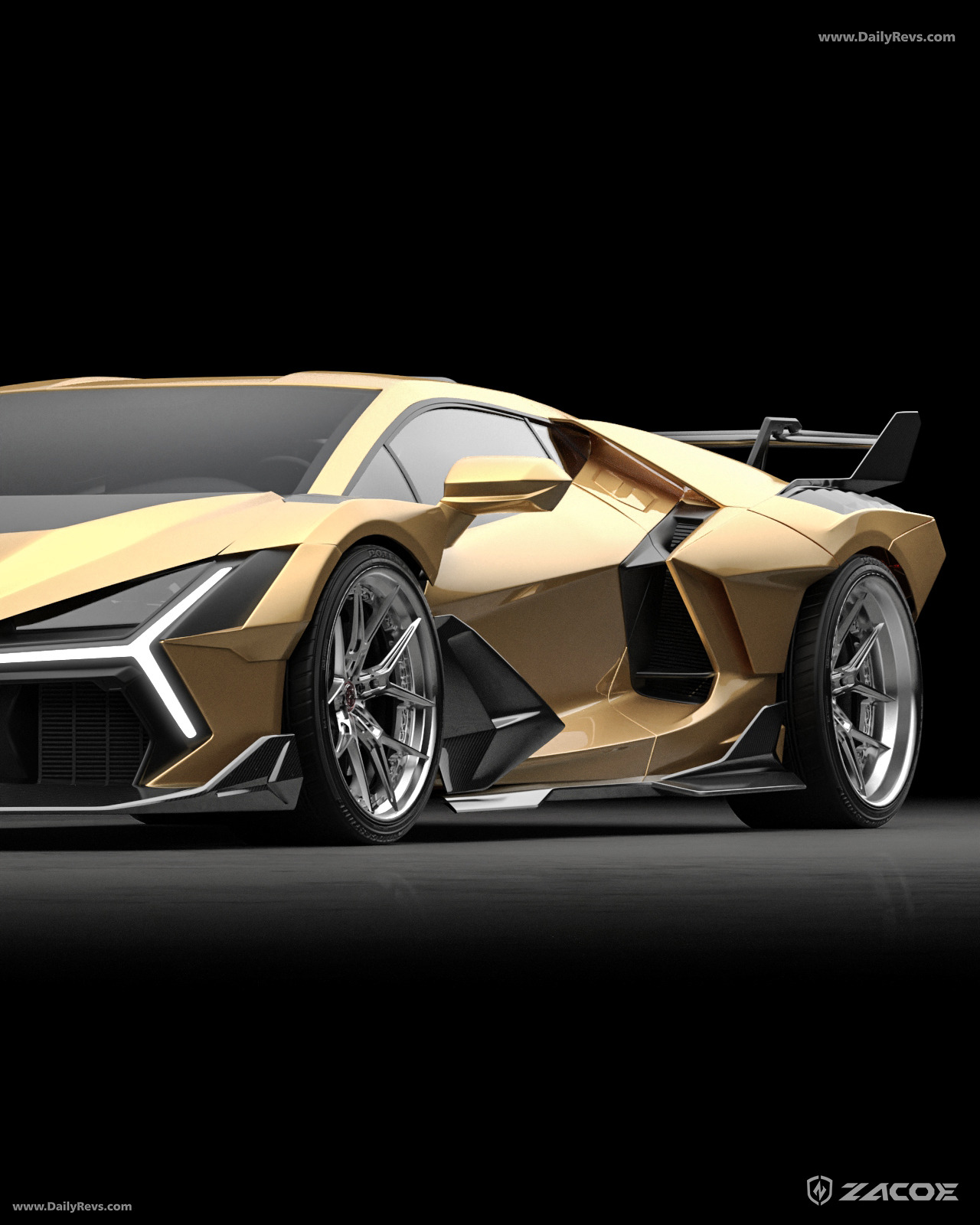 2025 ZACOE Lamborghini Revuelto Carbon Fiber Wide Body