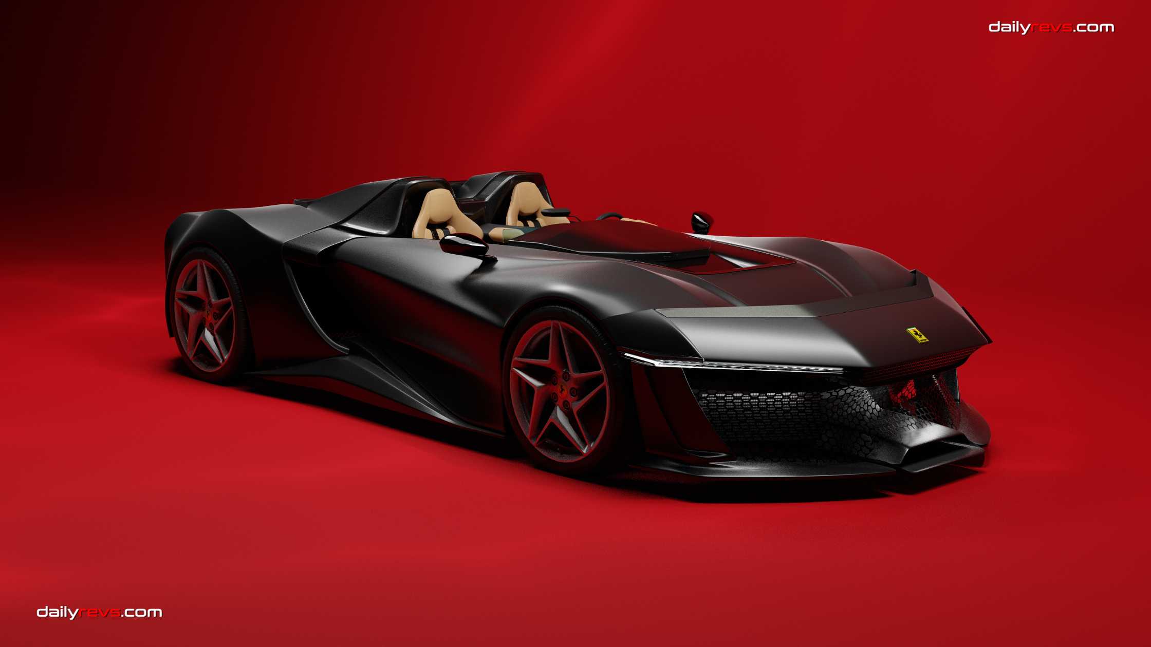 Young Designer Spent 12 Hours in Blender Creating His Dream Ferrari GT ...