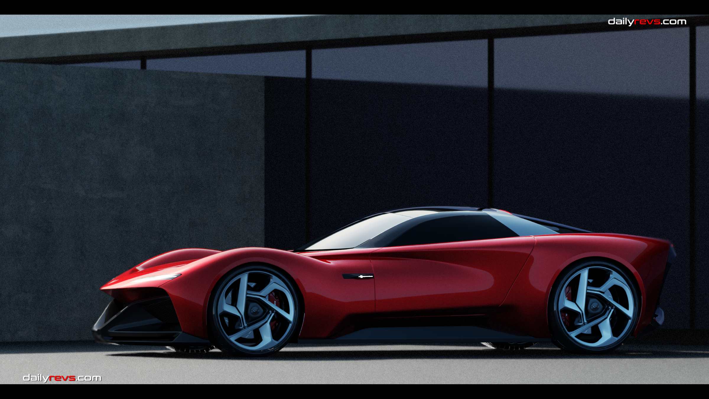 Independent Chevrolet Corvette Sigma Concept Imagines a Return to Front ...