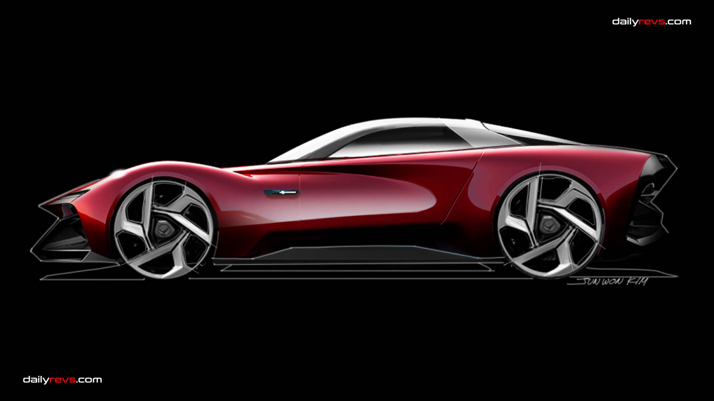 Independent Chevrolet Corvette Sigma Concept Imagines a Return to Front ...